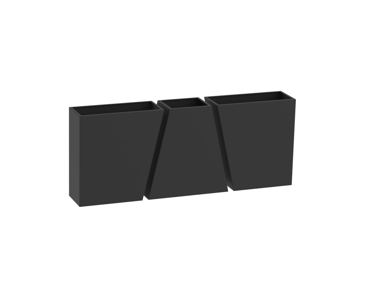 Unique Trapezoidal Planter Set - Modern Geometric Planters – Planters ...